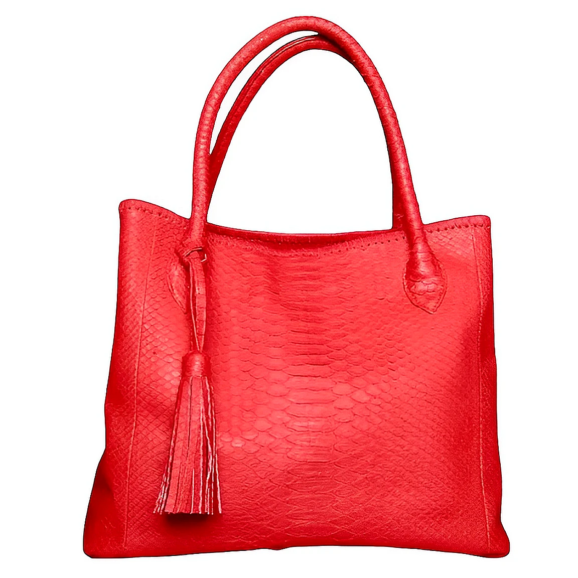Red Tassel Tote Bag - Bee In Style